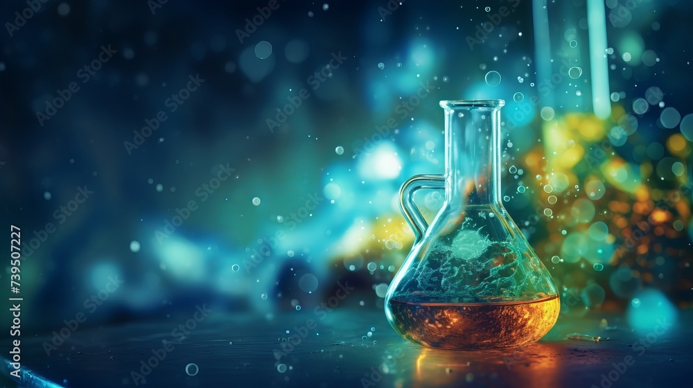 Science background chemistry themed abstract macro Stock Illustration ...