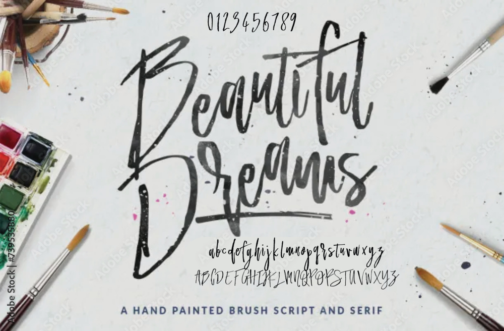 Font Handwritten Signature Brush Font Type Font lettering handwritten ...