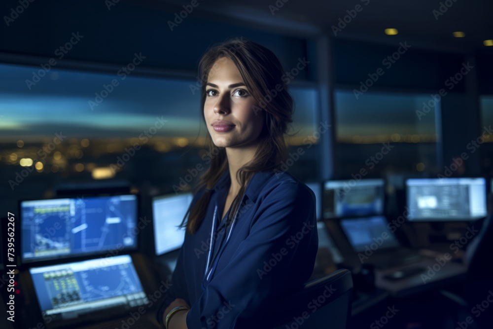 Behind the Scenes with a Female Air Traffic Controller, Orchestrating ...
