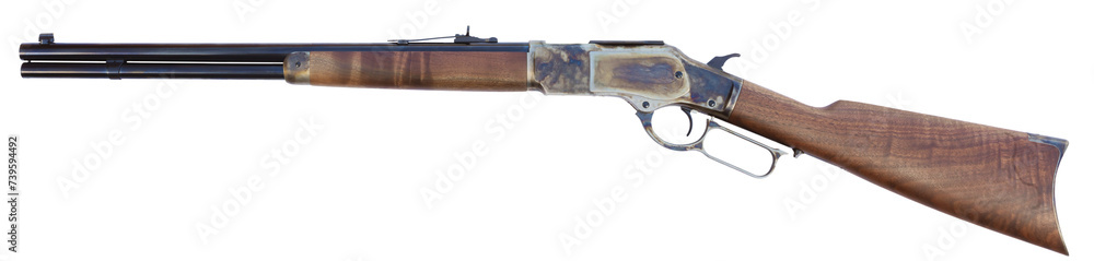 Poster Isolated lever action rifle – Wall Art | UkPosters