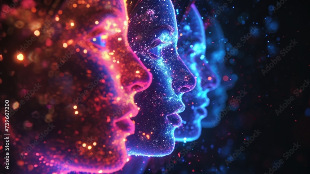 A group of hockey players practicing their skating and stickhandling ...