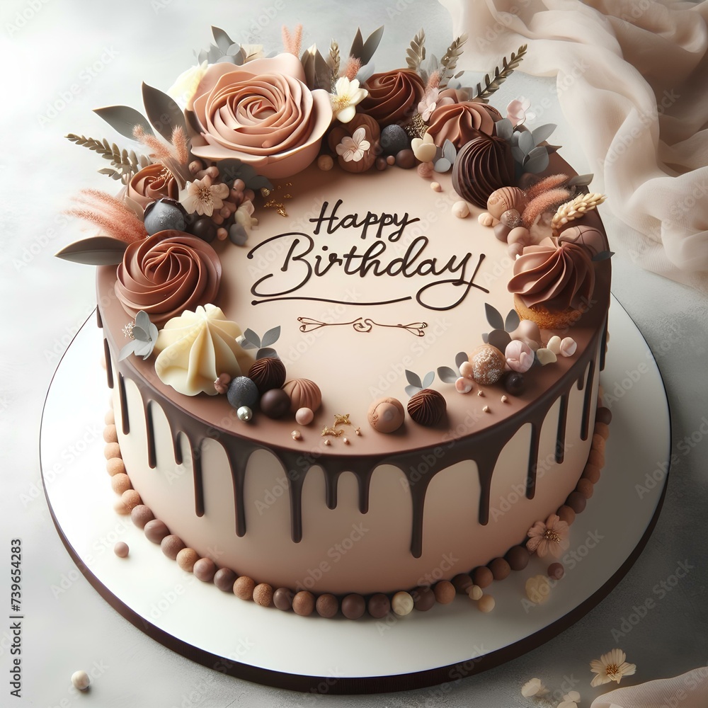 Beautiful Happy Birthday cake images, Birthday cake recipes, Birthday ...