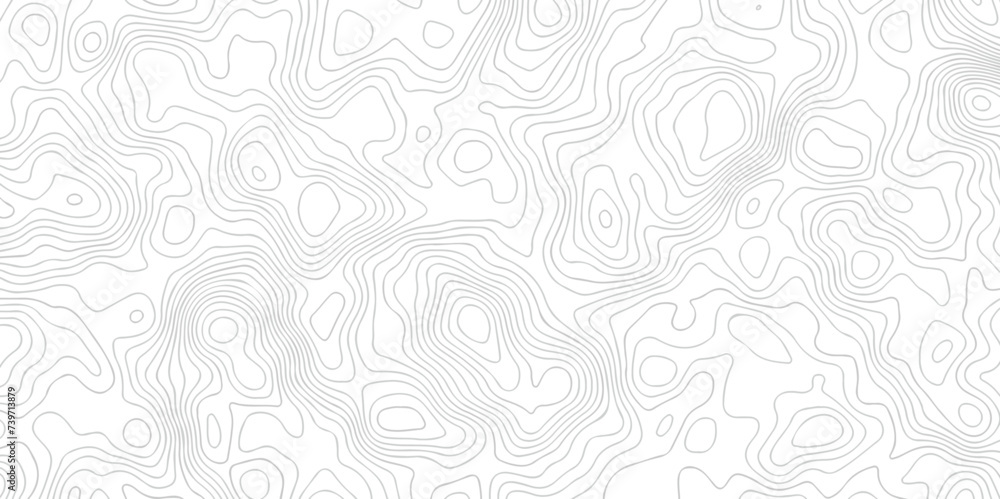 Abstract pattern with lines topographic map background. Topography and ...