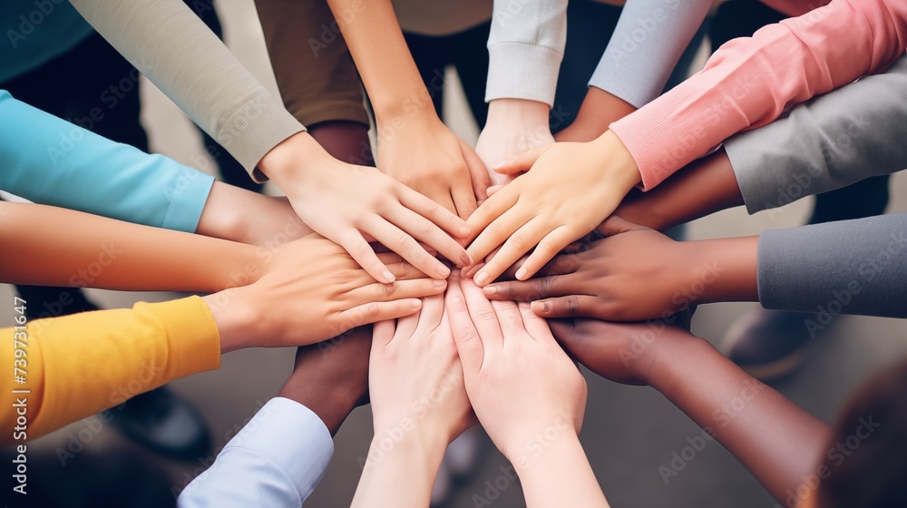 The handshake symbolizes collaborative cooperation and mutual ...