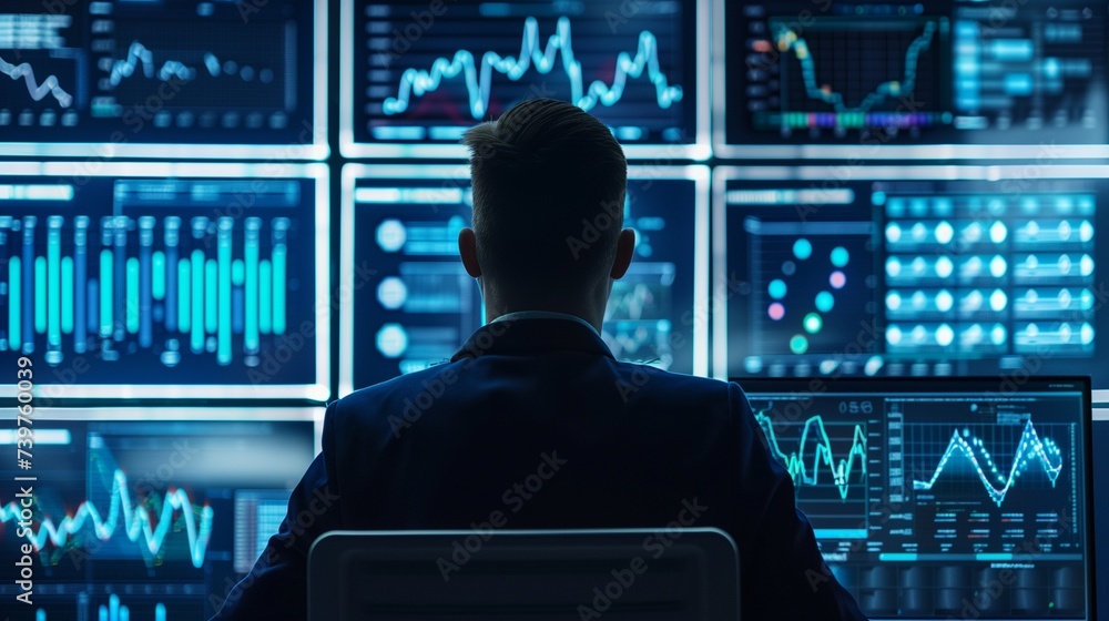 An illustration of business process automation concept, showcasing ...