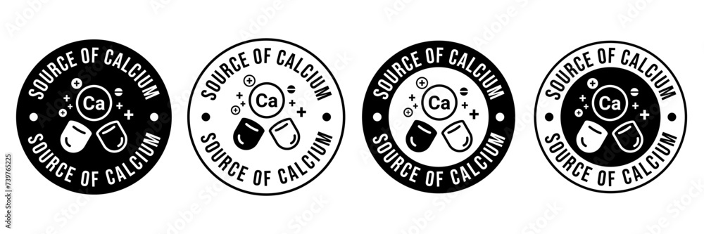 Calcium strong muscles bones. Strong healthy bones icon. Human health ...