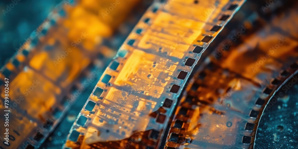 Nostalgic effect through aged film grain, evoking classic cinema with ...