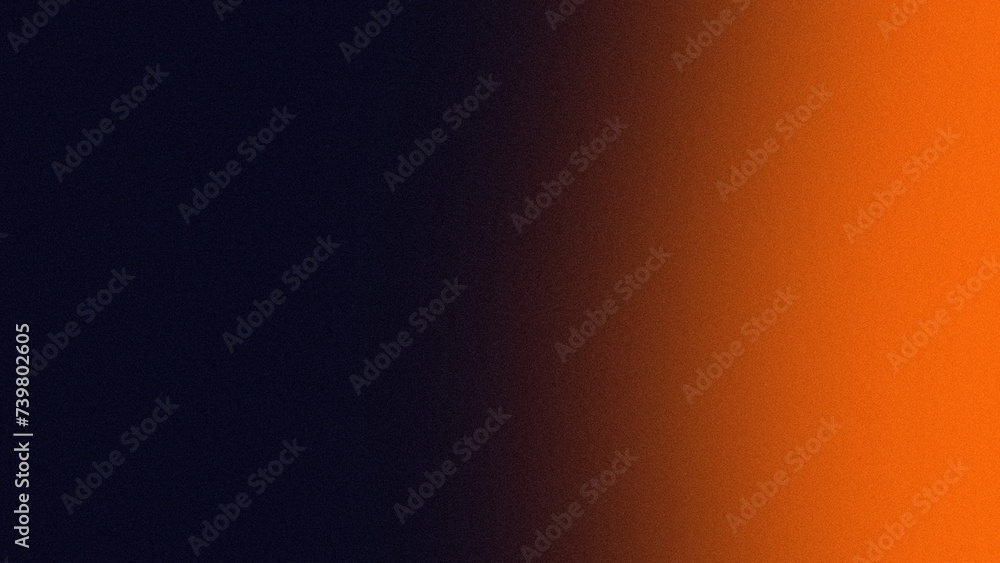 Dark blue with orange gradient grainy texture background. Stock ...