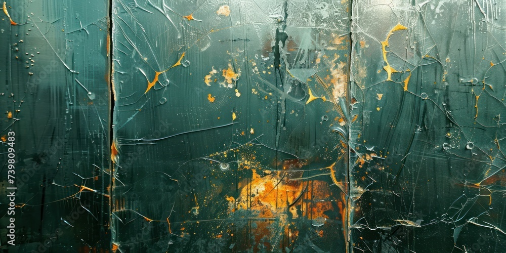 Transparent tales etched in scratches and smudges, glass textures ...