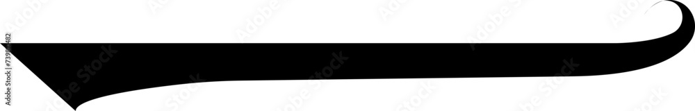 Calligraphy element. Vintage ornate ornament. Decorative divider and ...