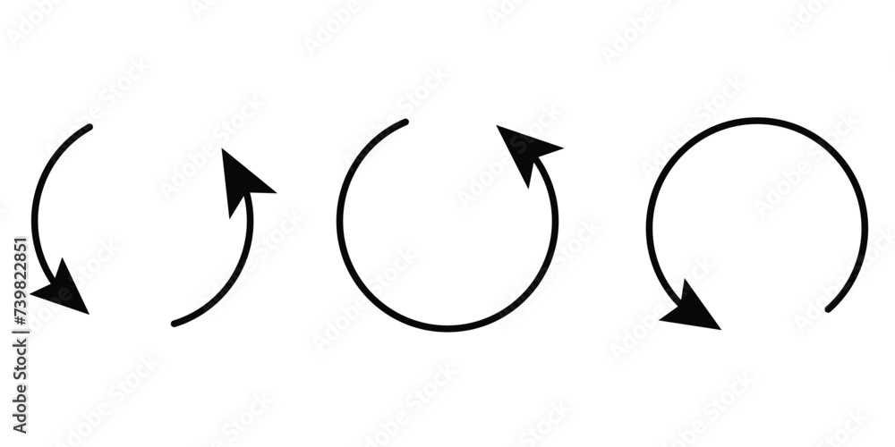 Transparent PNG available repeat arrow button, refresh icon, circle ...