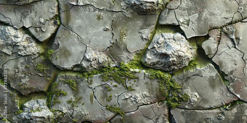 Weathered stone texture overlay, erosion and moss, ancient ruins feel ...
