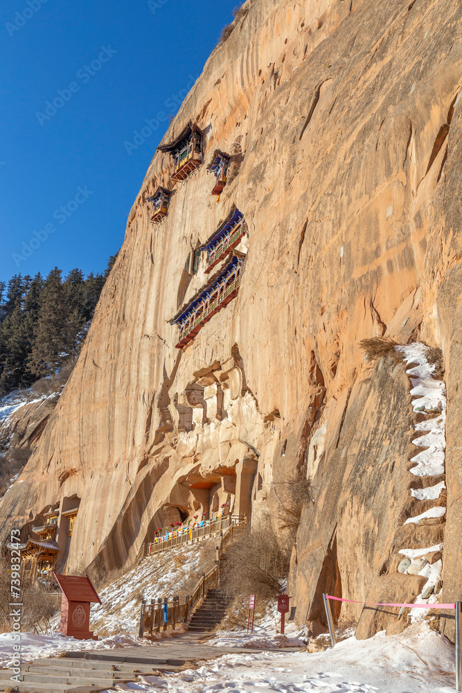 Mati Temple (or Matisi Temple). Thirty three Heaven grottoes (North ...