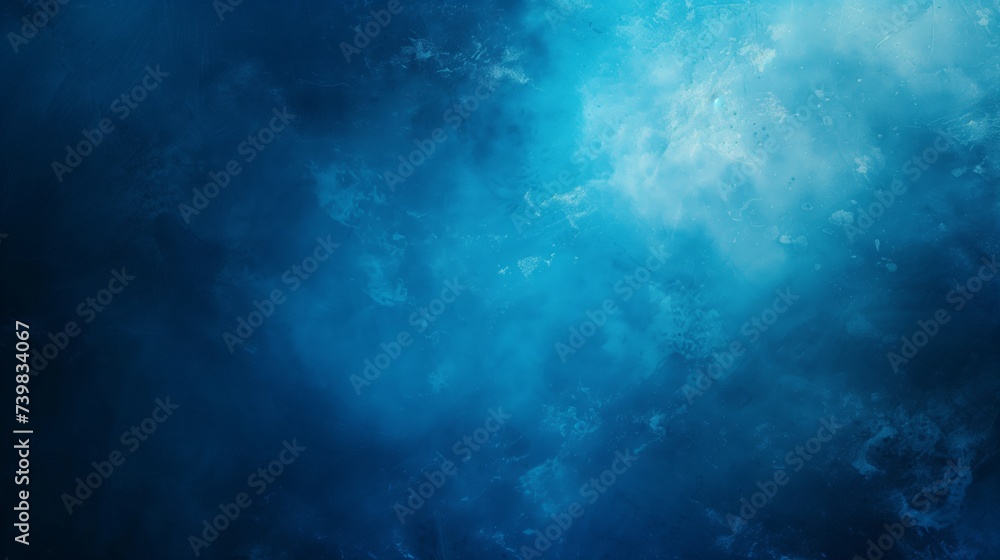 deep sea blue , color gradient rough abstract background shine bright ...