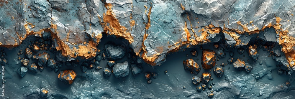 Coastal Erosion Summer Abstract Background, Banner Image For Website ...