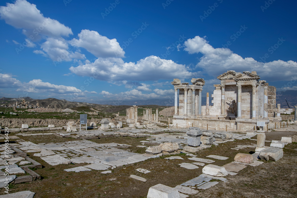 Turkey, 31.Ocak .2024 : ruins of Laodicea on the Lycus, city in the ...
