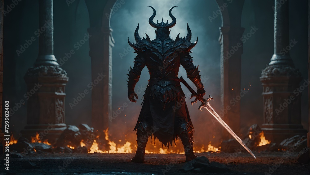 The Demon King stands tall while wielding the most powerful sword in ...