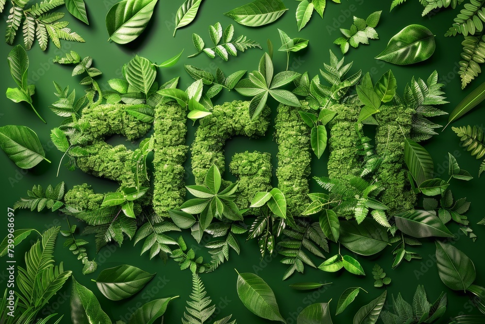 SDGs. Sustainable development goals. Environment technology. Stock ...