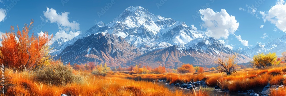 Majestic mountain range pattern with peaks and valleys, Background ...