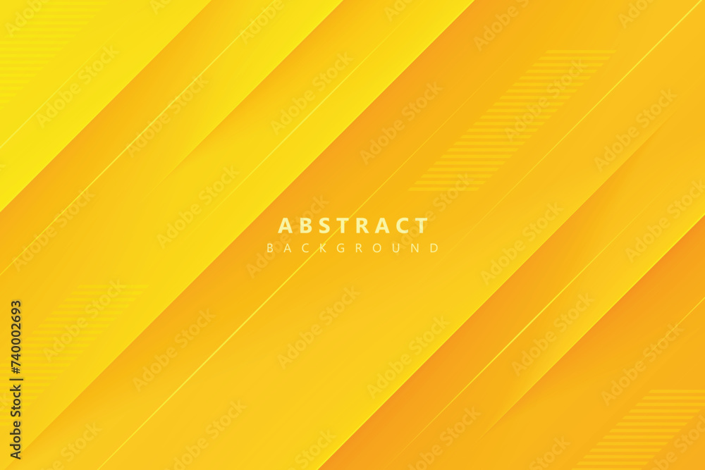 yellow abstract background with vector lines and modern diagonal ...
