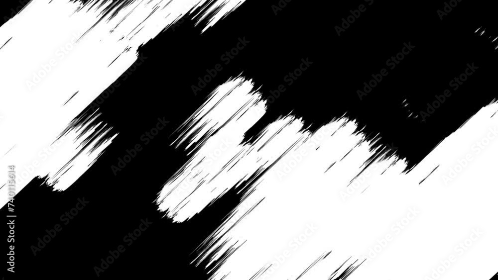 Vidéo Stock Cool Transition of Brush Strokes Effect with white stain ...