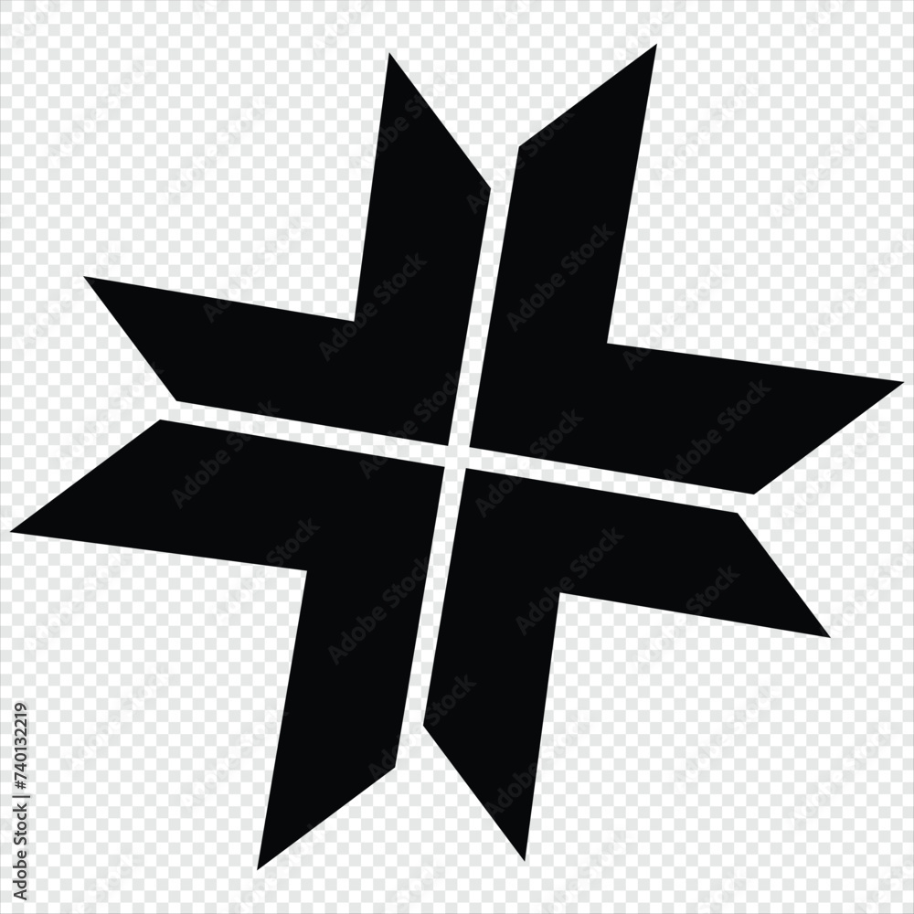 Arrows Pointing Point Inwards Zoom In and out Center Four Corners Black ...