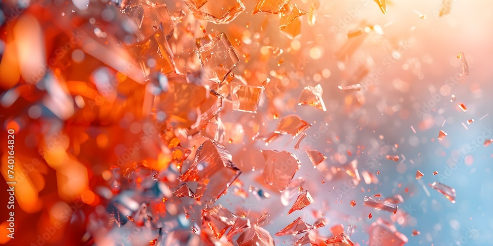 Dynamic Shards Exploding in the Air: Shattered Glass Creates ...