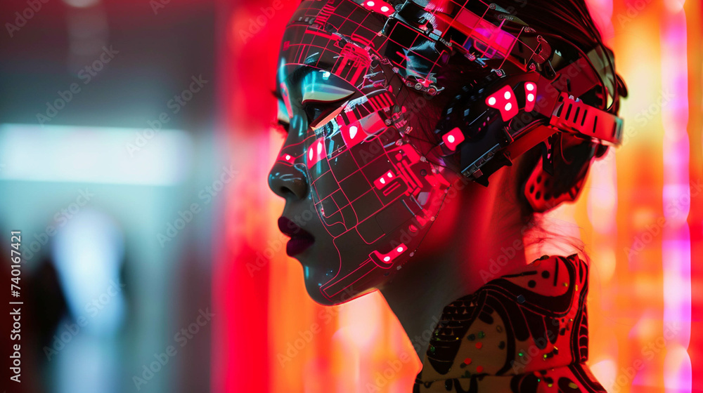 Body Part Model displaying cybernetic enhancements the pinnacle of ...