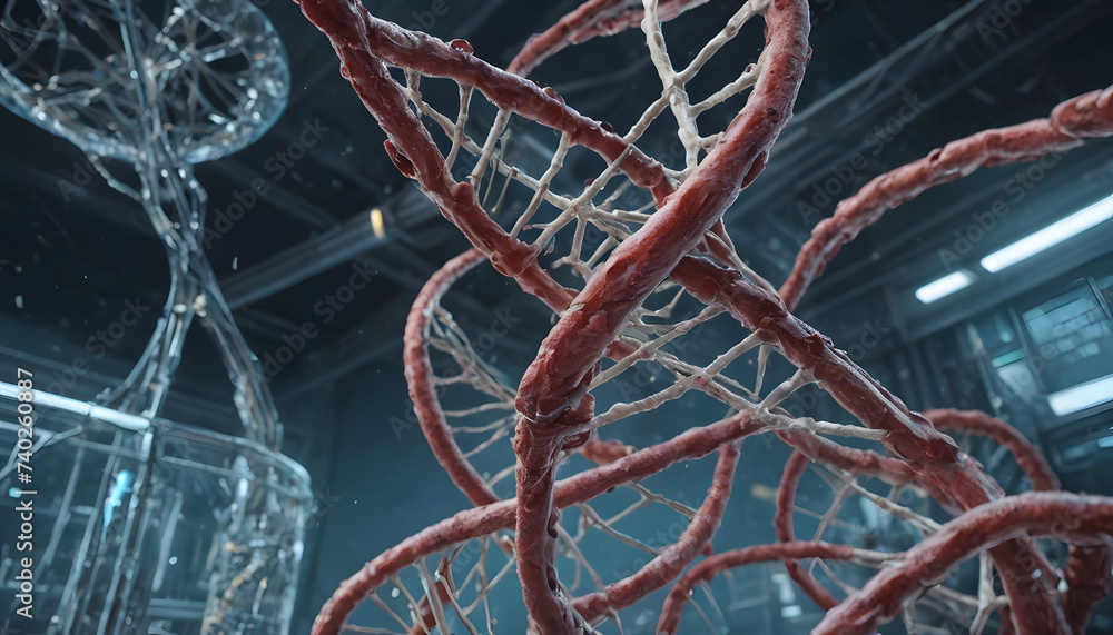 Genetic engineering, DNA exploration. Mysteries of DNA Double Helix ...