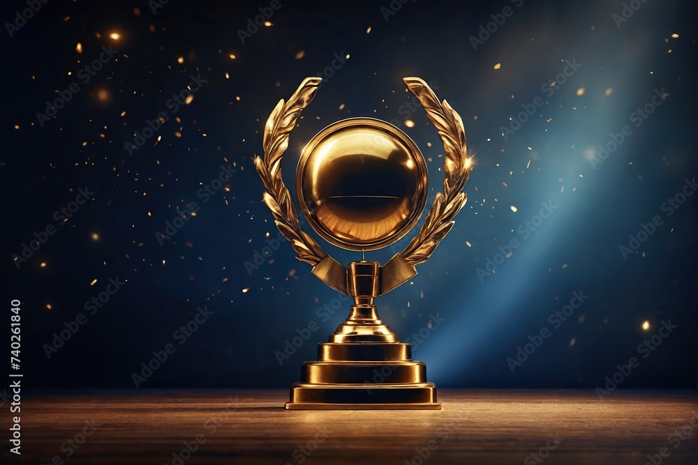 achievement spotlight award background illustration honor success ...