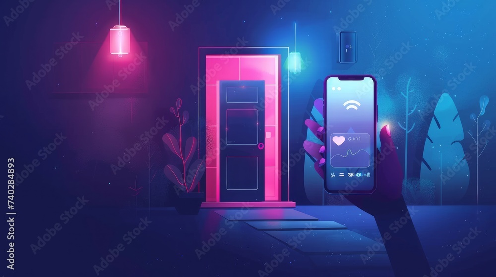 A smart home secured automation system uses WiFi technology, where a ... A smart home secured automation system uses WiFi technology, where a ...
