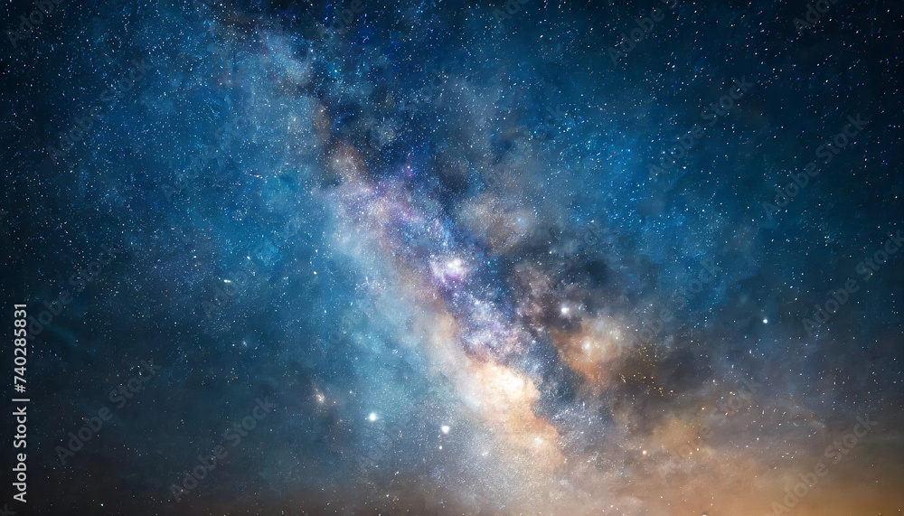night sky filled with stars, nebulae, and galaxies, evoking awe and ...