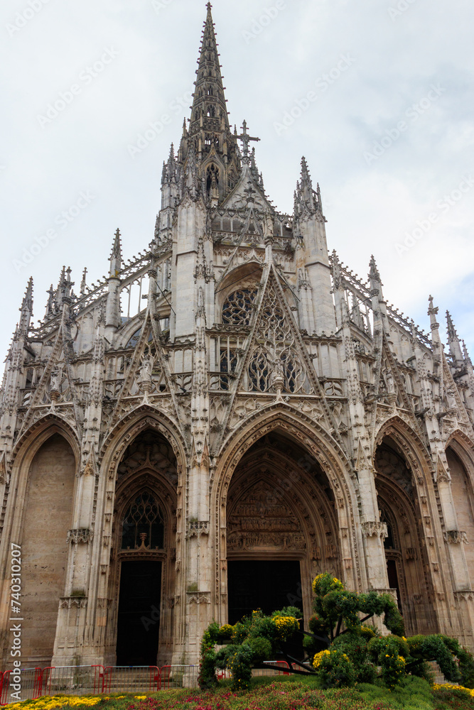 The church of Saint-Maclou church in Rouen, France. One of the best ...