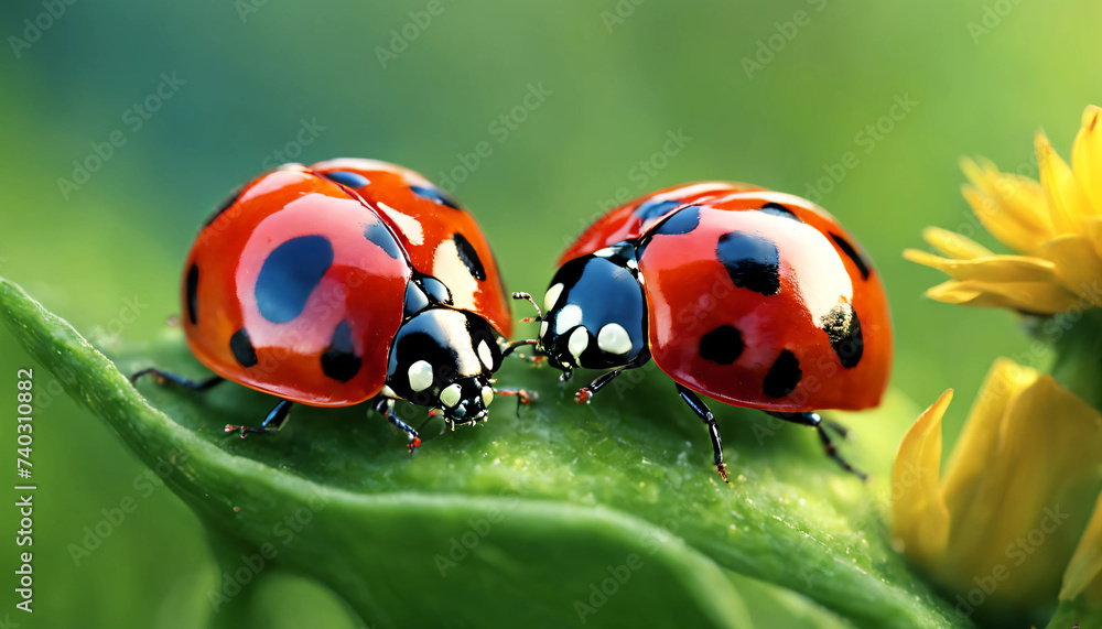 Ladybug, this little animal attacks different types of pests such as ...