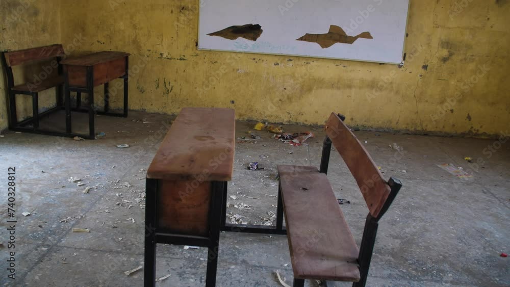 11th, feb,2024, mararaba Nigeria:Poor africa school classroom with no ...