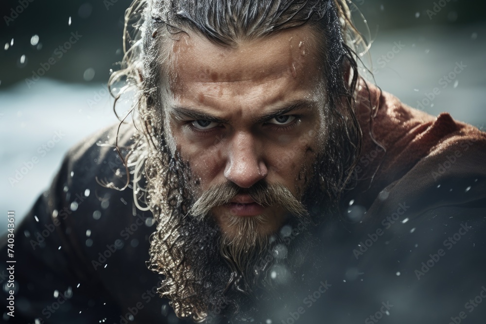 Viking warrior man, chronicles of viking warrior: saga of strength ...