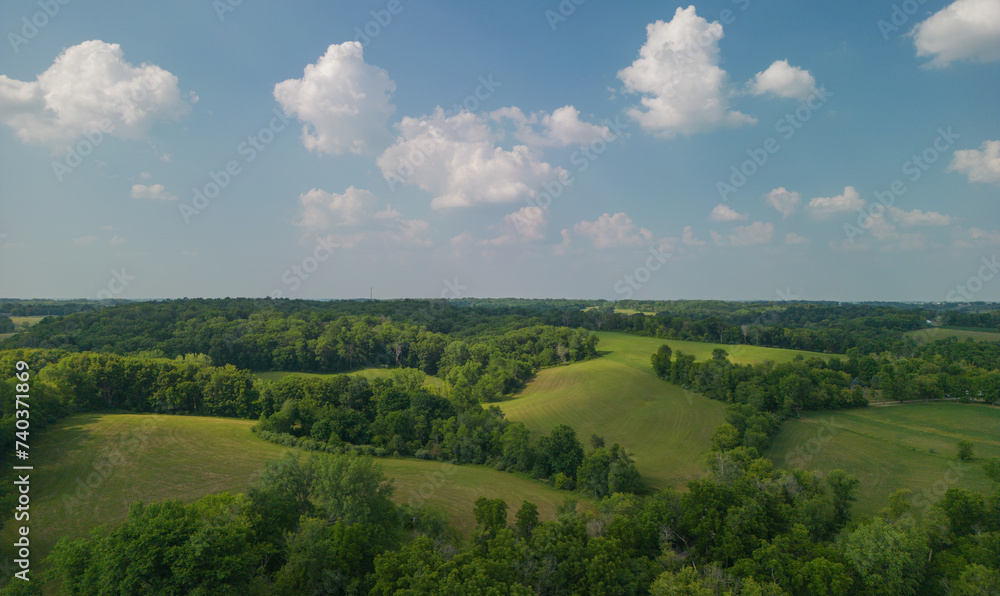 Eastern Iowa's rolling landscape inspired the painter Grant Wood. The ...
