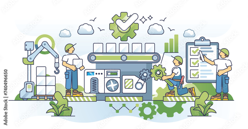 Process optimization with effective and lean manufacturing outline ...