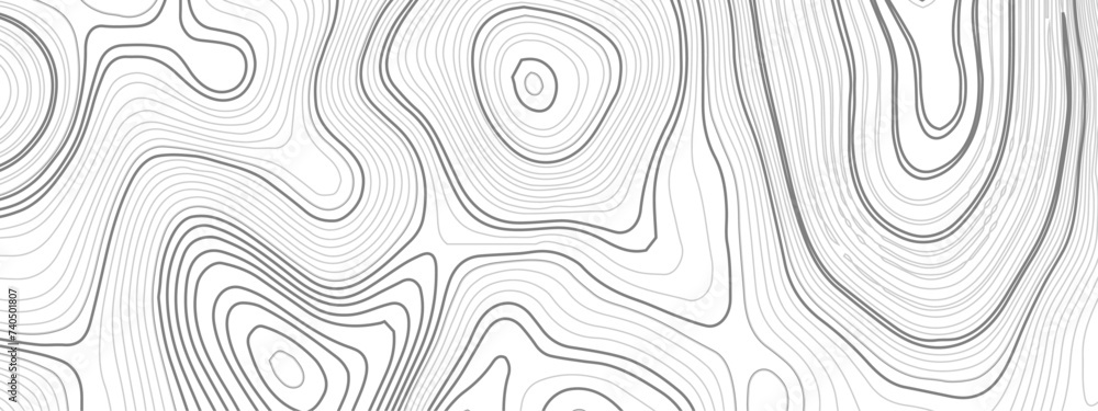 Topographic wave and curve line contour map background. Abstract wavy ...