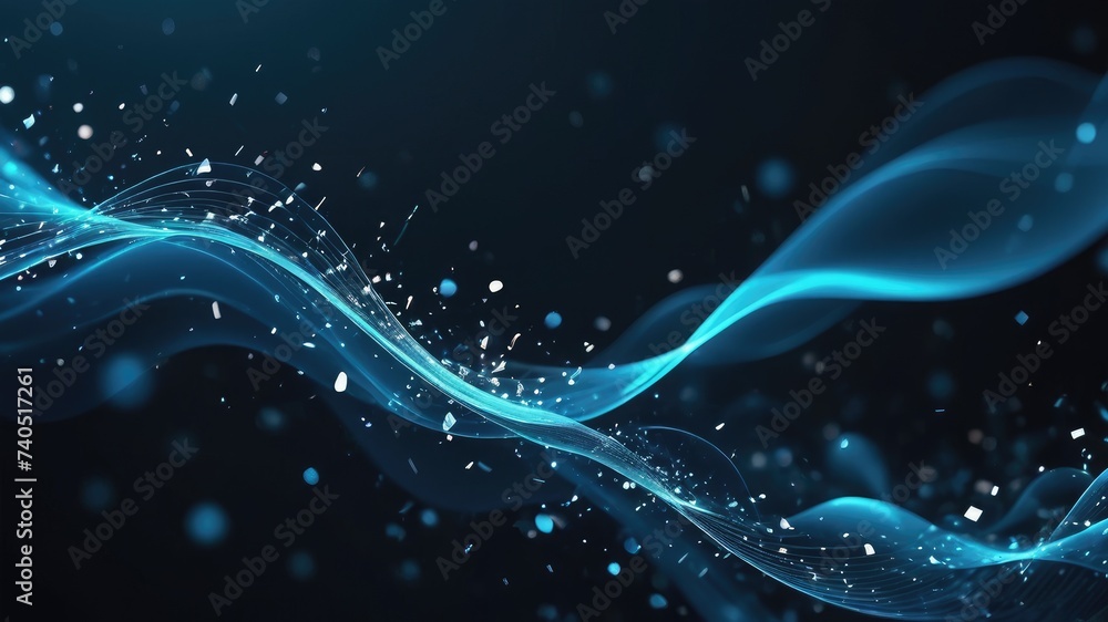 Abstract blue background, Blue wallpaper, blue wavy website banner ...