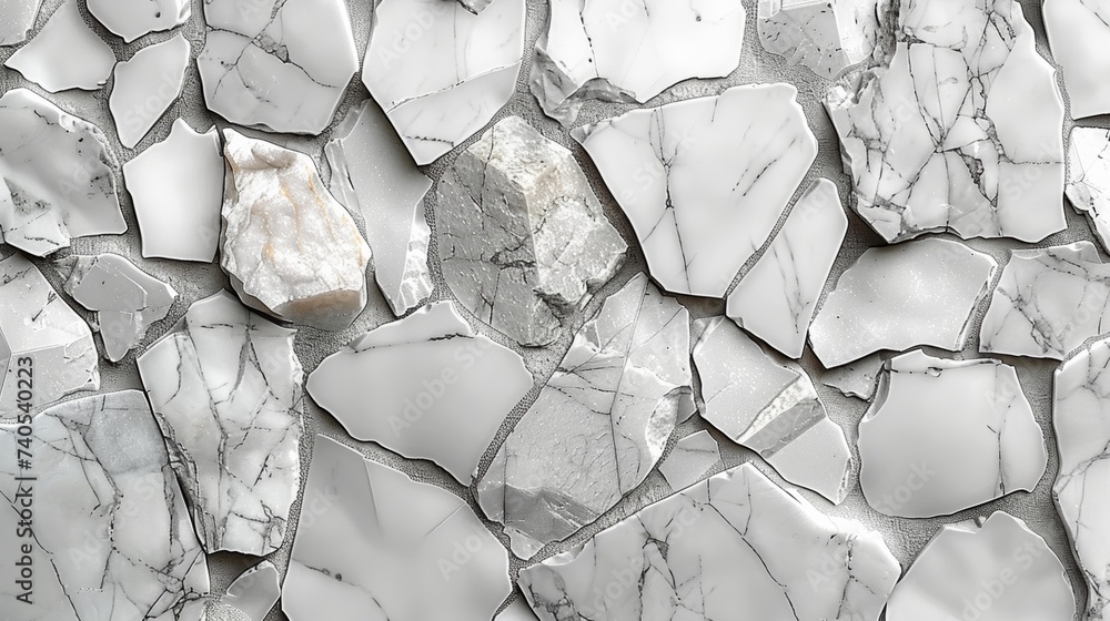 Monochrome marble texture background, elegant natural stone pattern ...