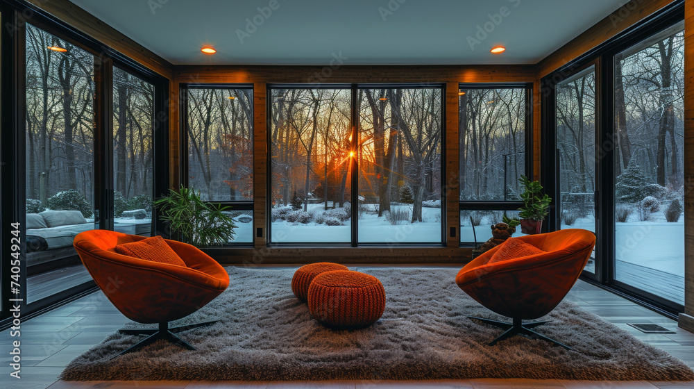 Taking a closer look at the windows the energyefficient double paned ...