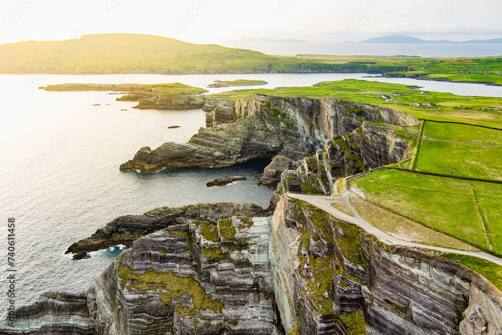 Kerry Cliffs, widely accepted as the most spectacular cliffs in County ...