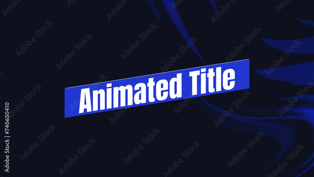 Text Animation with 3D Box Design with Colorful Background Stock ...