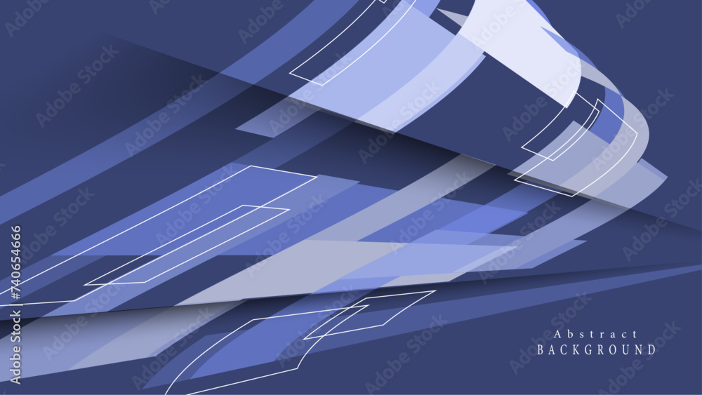 Modern abstract blue square background with 3d concept. Modern blue ...