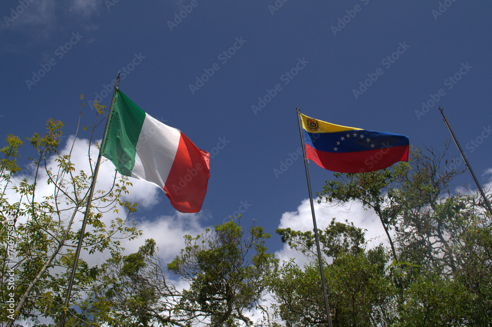 Foto de Simbolos que unen a los pueblos,esas son las banderas. do Stock ...