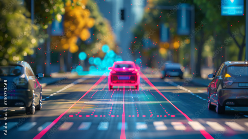 Autonomous vehicle: self-driving car with advanced machine learning ...