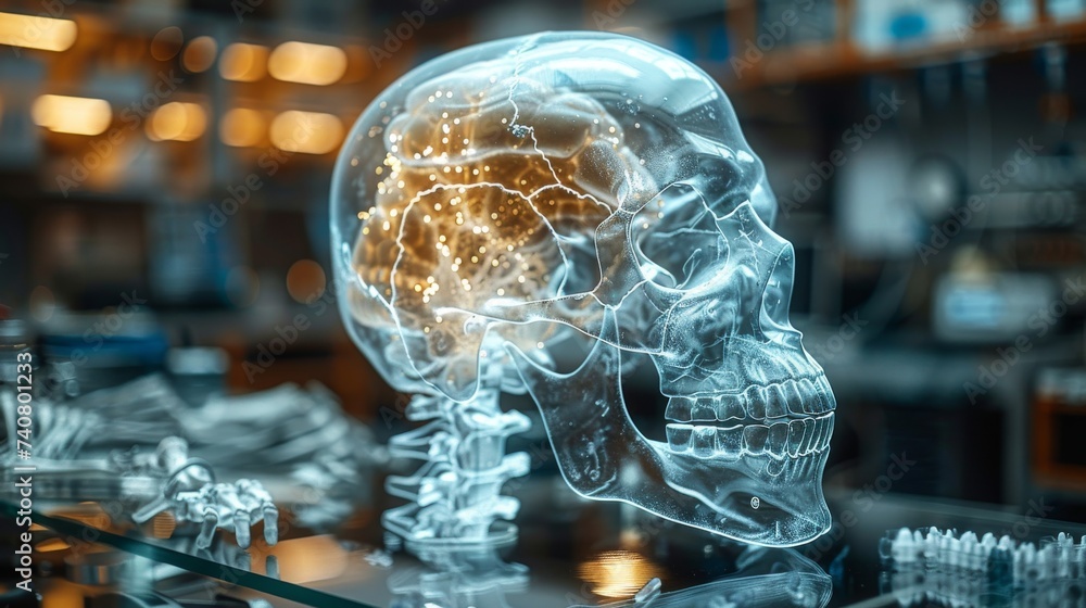 Polygonal skeletal structure enhanced with bio compatible 3D printed ...