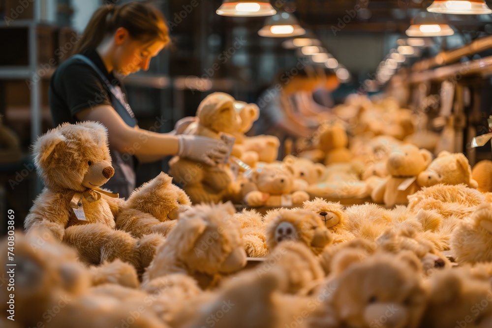 The factory concludes its enchanting process with a flurry of furry ...