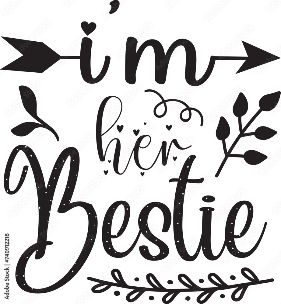 i'm her bestie svg Friendship SVG Design ,Friendship Svg Bundle ...